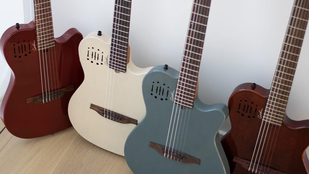 New Godin Multiac Mundial Nylon String Guitar - Jazz Guitar Today